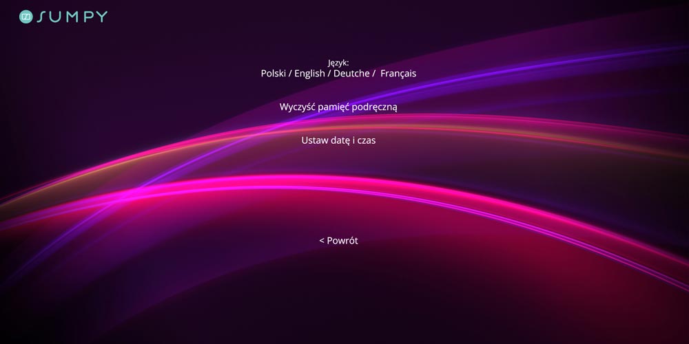 Ustawienia Aplikacji Sumpy